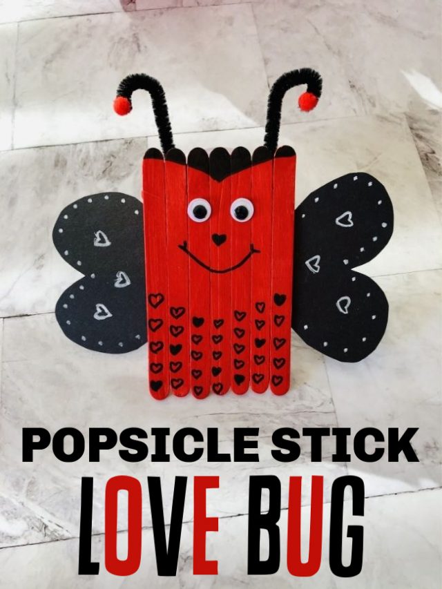 Popsicle Stick Love Bug Craft | Today's Creative Ideas