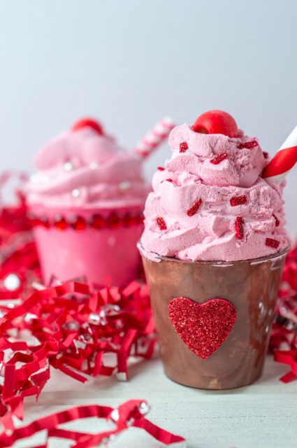 Valentine's Day Faux Milkshake Craft | Today's Creative Ideas