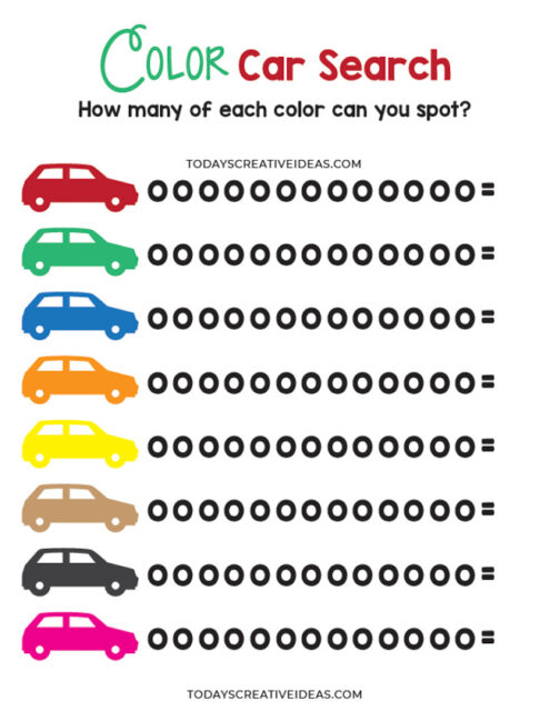 Printable Road Trip Activities | Today's Creative Ideas