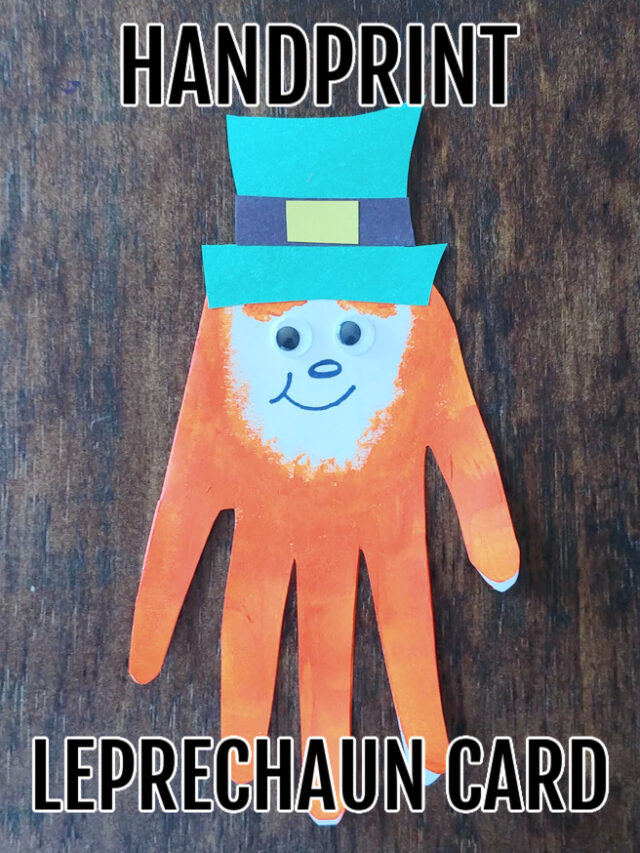Handprint Leprechaun Card | Today's Creative Ideas
