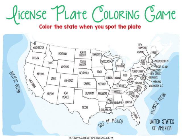 Printable Road Trip Activities | Today's Creative Ideas