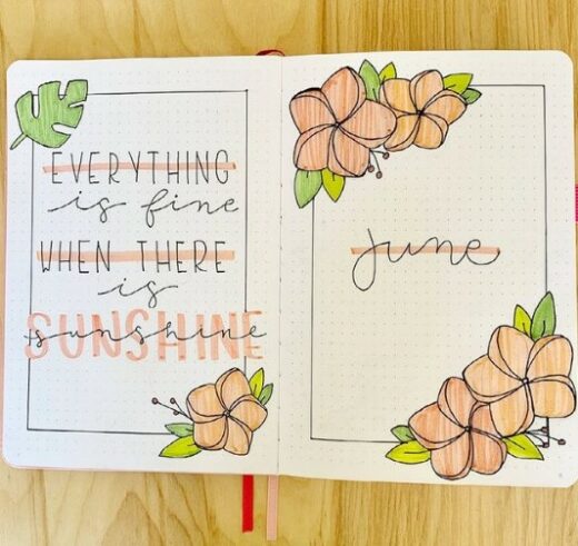 June Bullet Journal Ideas | Today's Creative Ideas