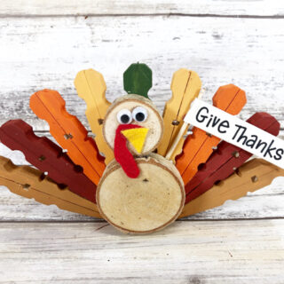 Thanksgiving Clothespin Turkey Craft | Today's Creative Ideas