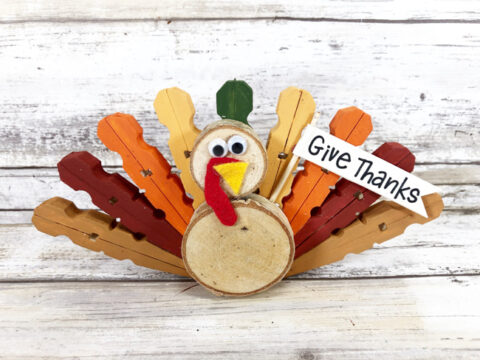 Thanksgiving Clothespin Turkey Craft | Today's Creative Ideas