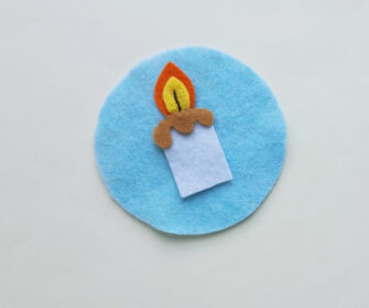 Felt Christmas Candle Ornament | Today's Creative Ideas