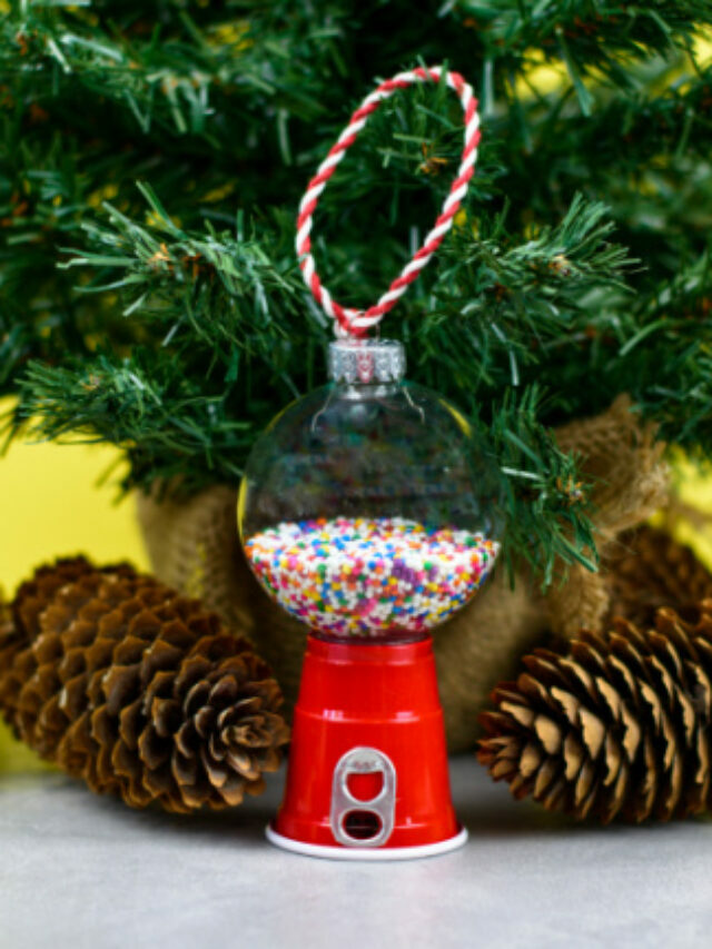 Gumball Machine Christmas Tree Ornament | Today's Creative Ideas