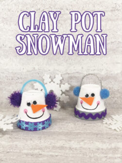 Clay Pot Snowman Craft for Kids | Today's Creative Ideas