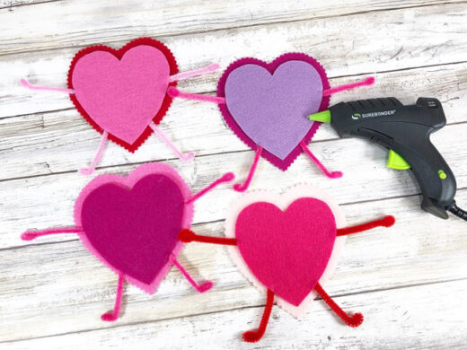 Felt Heart People | Valentine Craft for Kids | Today's Creative Ideas