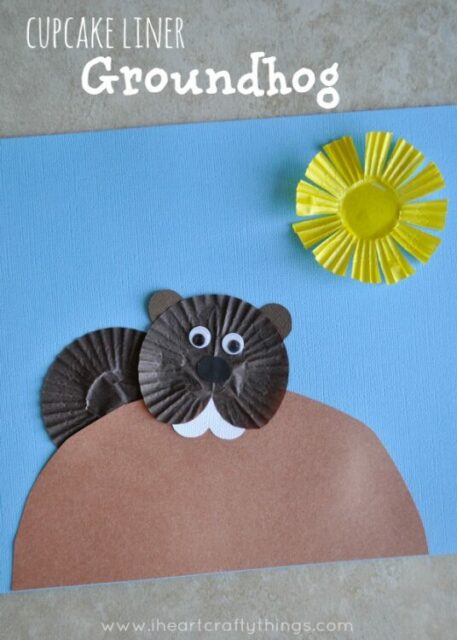 12+ Easy Groundhog Day Crafts for Preschoolers
