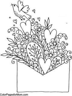 14+ Valentine Coloring Sheets | Today's Creative Ideas