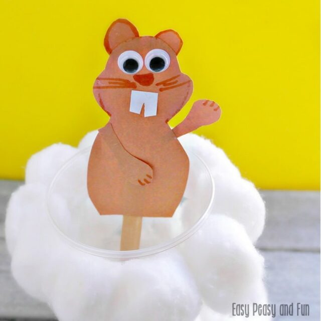 12+ Easy Groundhog Day Crafts for Preschoolers