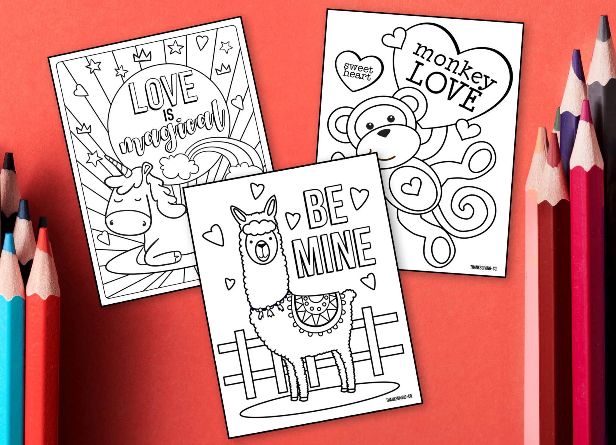 14+ Valentine Coloring Sheets | Today's Creative Ideas