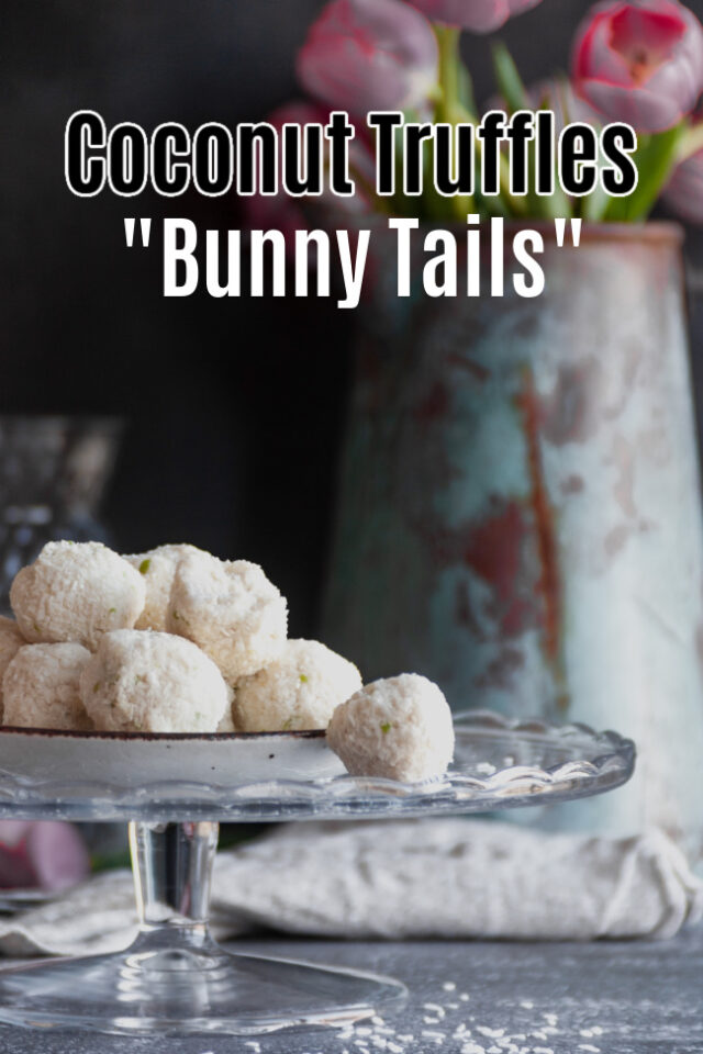 Easy Coconut Truffles (Easter Bunny Tails)