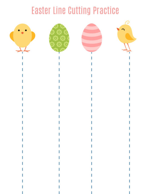 Easter Preschool Cutting Practice | Today's Creative Ideas