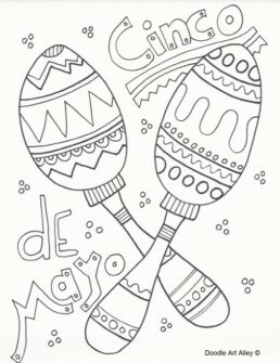Cinco De Mayo Coloring Pages | Today's Creative Ideas