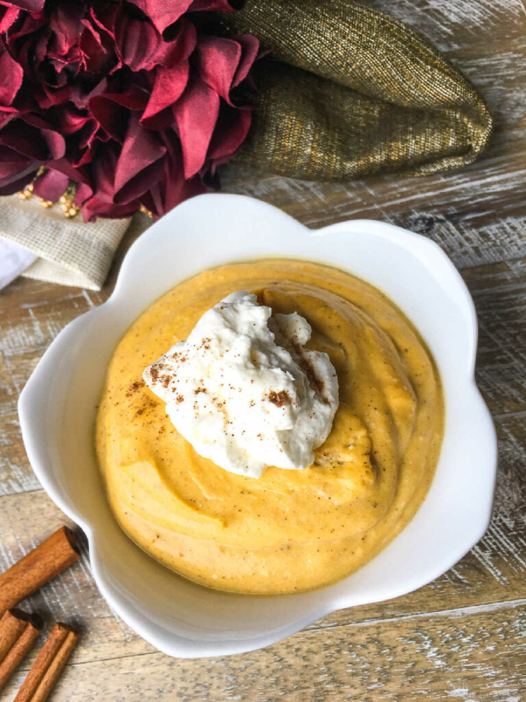 Easy Pumpkin Mousse Recipe - No Bake Fall Dessert