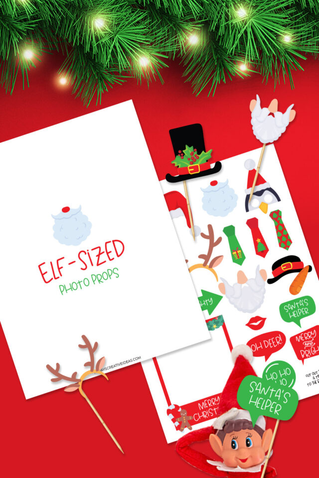 20+ Elf on the Shelf Printable Props | Today's Creative Ideas