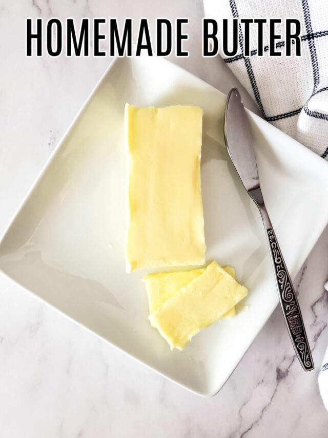 Homemade Butter Recipe from Scratch | Today's Creative Ideas