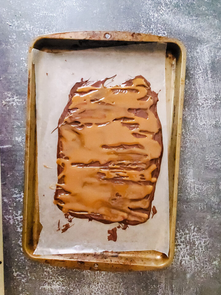Milk Chocolate, Caramel, and Pecan Turtle Bark Recipe
