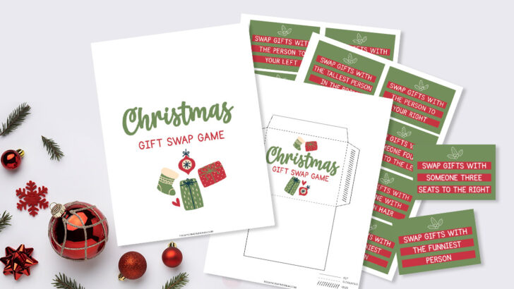 Gift Exchange Pick a Card Game | Today's Creative Ideas