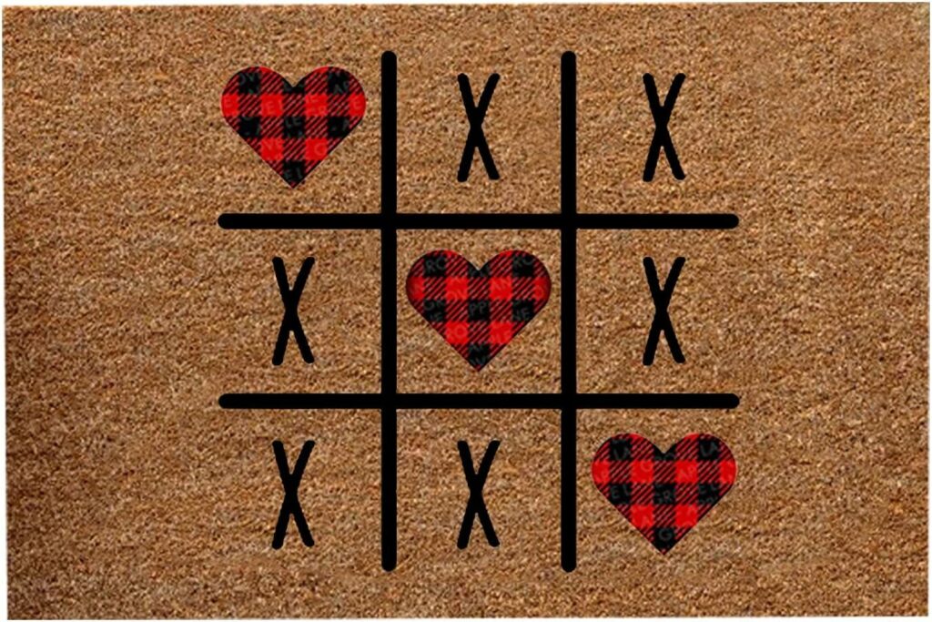 20+ Valentine Doormats you'll love for your front porch!