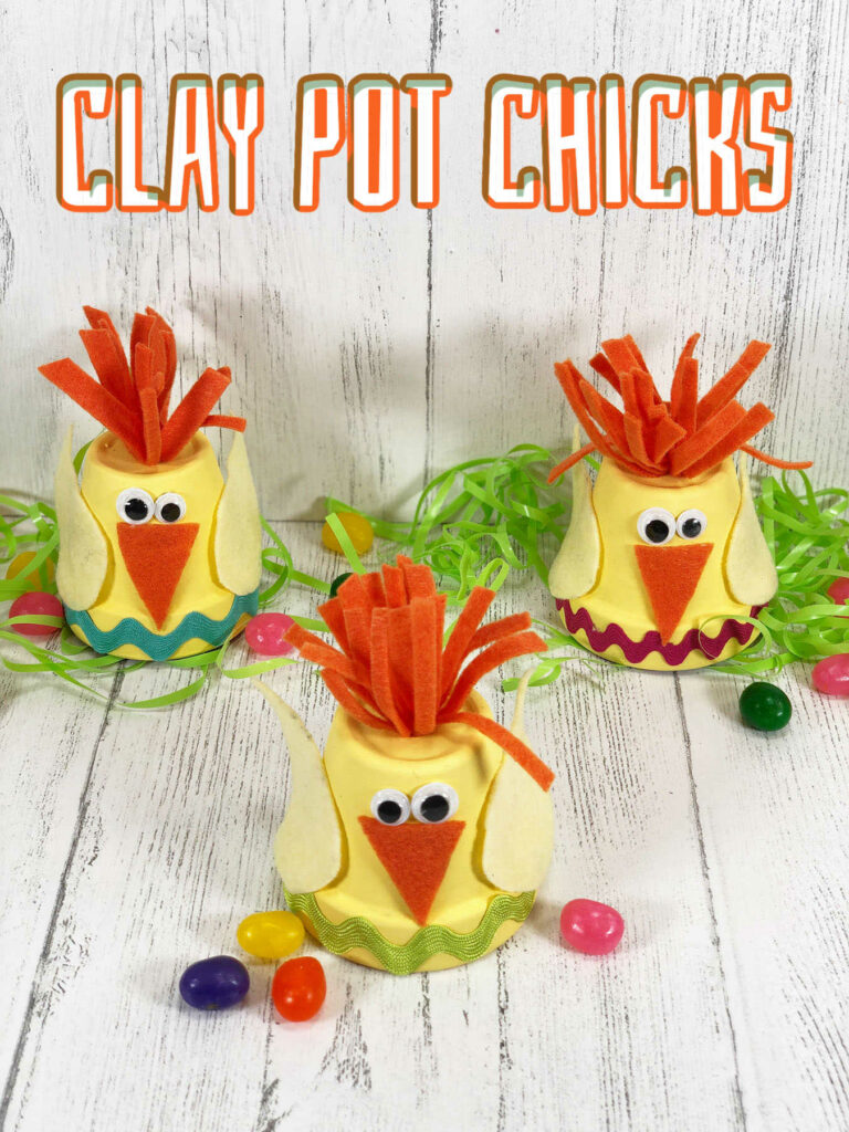Mini Clay Pot Chick Craft | Today's Creative Ideas