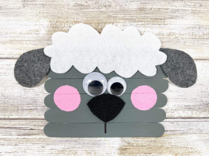 Popsicle Stick Sheep Craft (Lamb) | Today's Creative Ideas