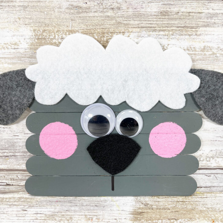 Popsicle Stick Sheep Craft (Lamb) | Today's Creative Ideas