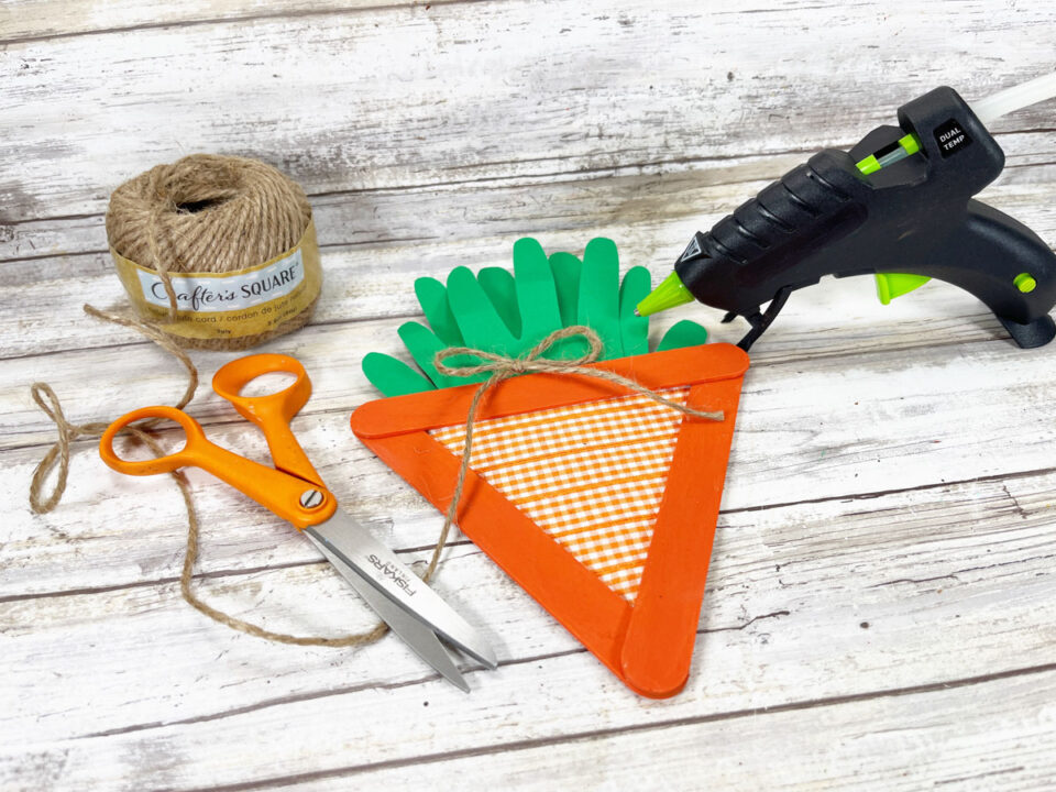 Popsicle Stick Carrot Craft for Kids | Today's Creative