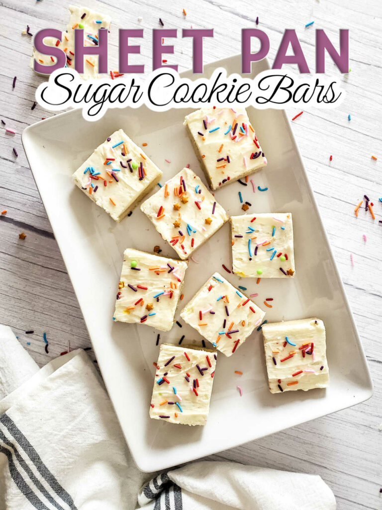Sheet Pan Sugar Cookie Bars Recipe | Today's Creative Ideas