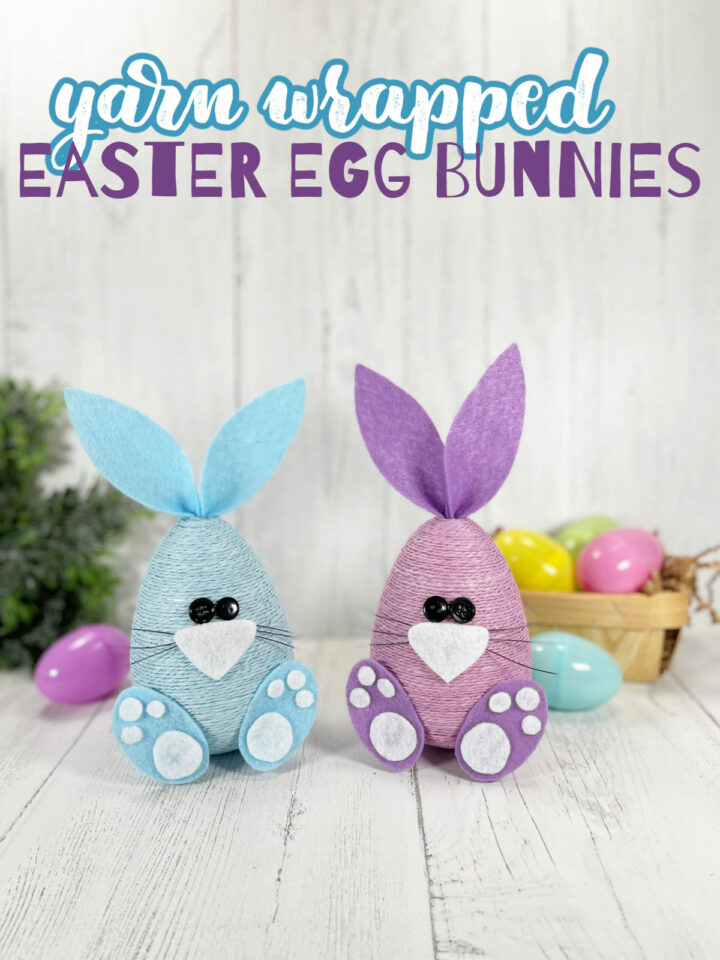 Yarn Wrapped Easter Egg Bunny Craft | Today's Creative Ideas