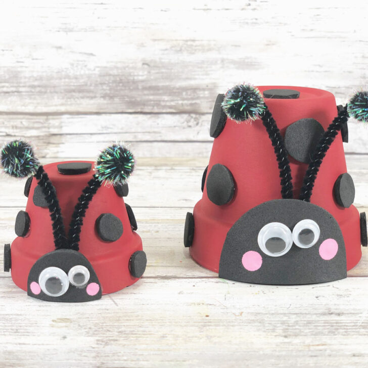 Clay Pot Ladybug Craft for Kids | Today's Creative Ideas