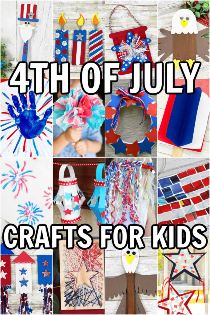 35+ Easy 4th of July Crafts for Kids to Make!