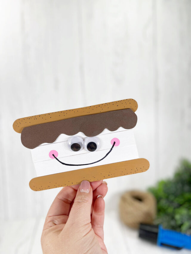 Popsicle Stick S'mores Craft | Today's Creative Ideas