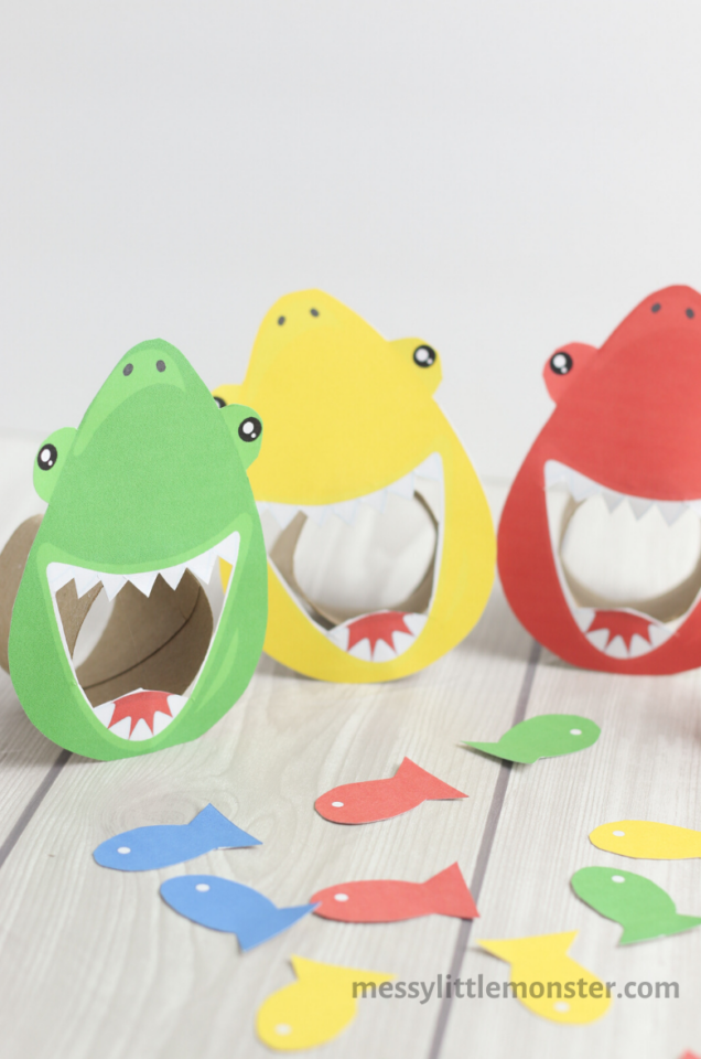 30+ Shark Crafts for Preschoolers | Today's Creative Ideas