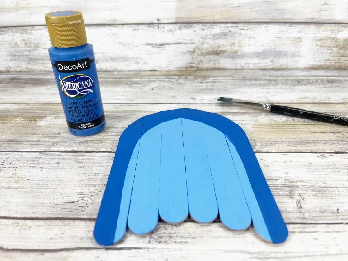 Easy Shark Craft using Popsicle Sticks | Today's Creative