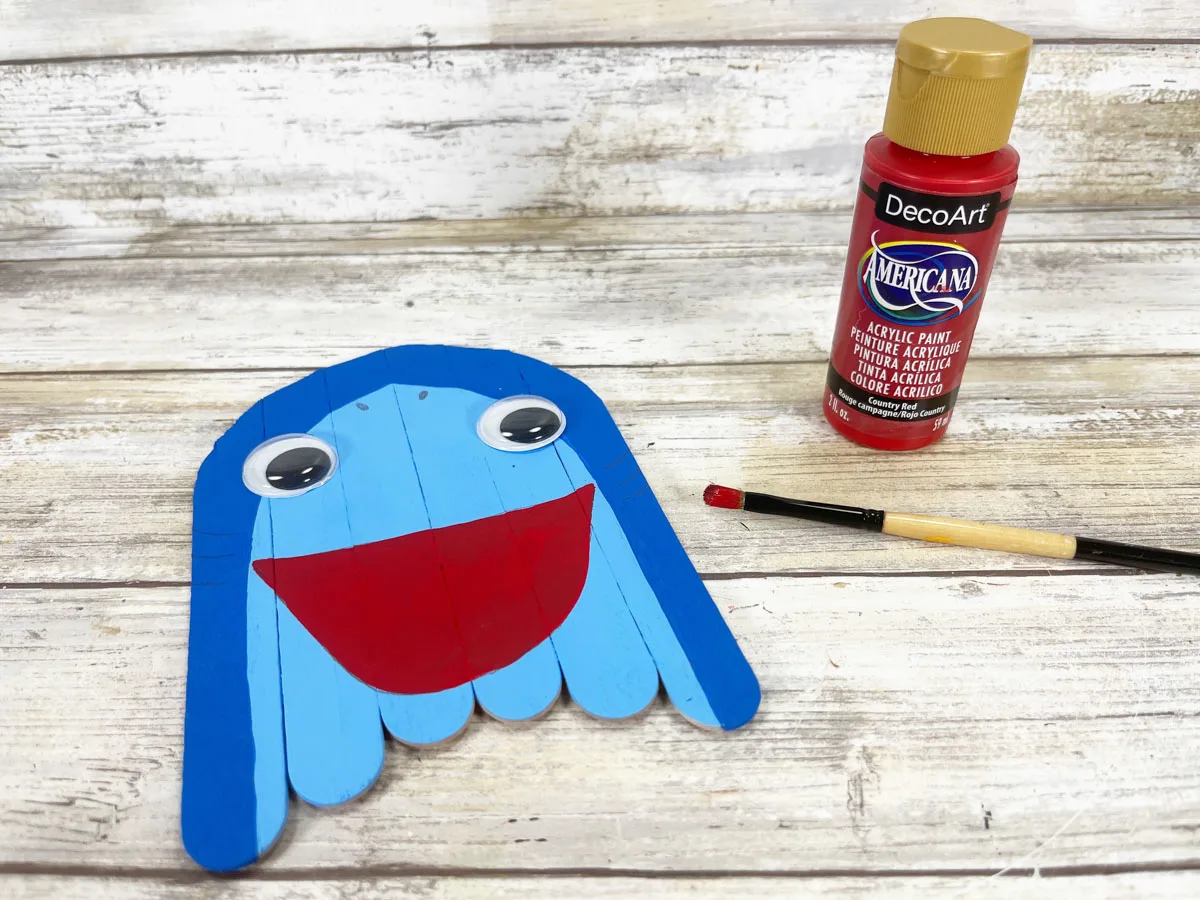 Easy Shark Craft using Popsicle Sticks | Today's Creative