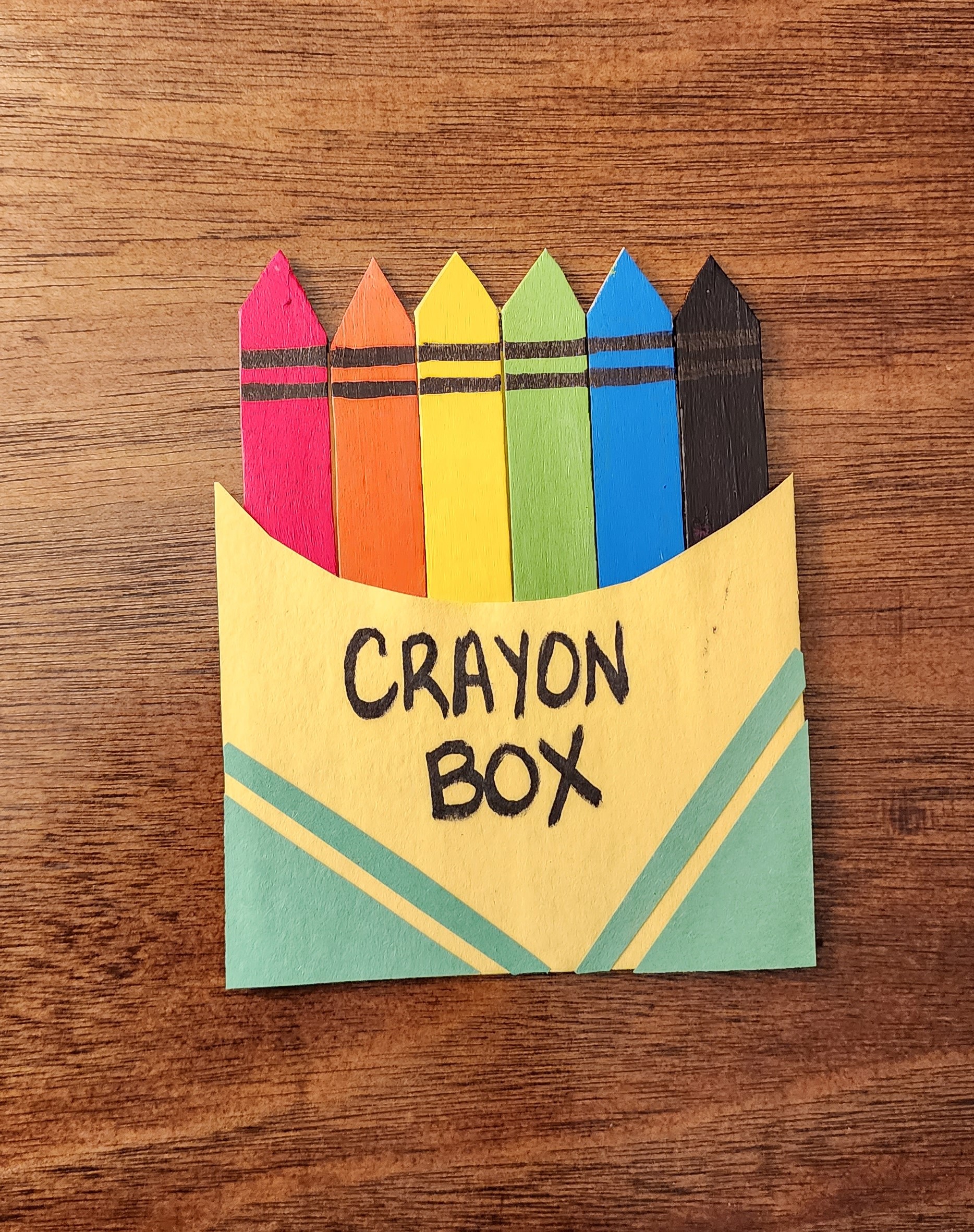 Popsicle Stick Crayon Box Craft | Today's Creative Ideas