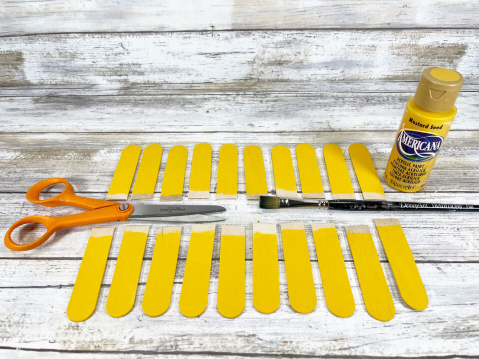 Popsicle Stick Sunflower Craft | Today's Creative Ideas