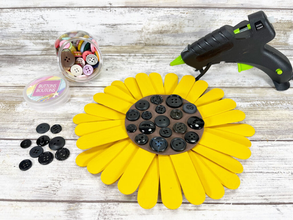 Popsicle Stick Sunflower Craft | Today's Creative Ideas