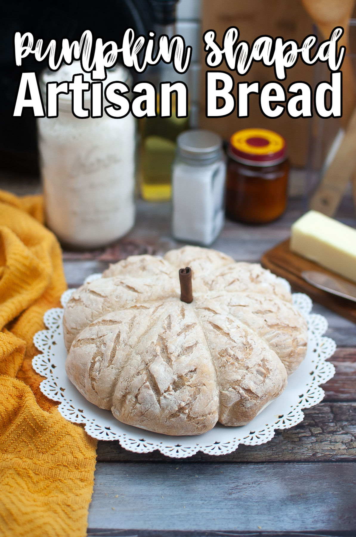 Beautiful Pumpkin Shaped Bread Recipe for Fall