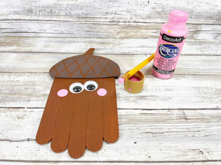 Popsicle Stick Acorn Craft for Kids | Today's Creative Ideas