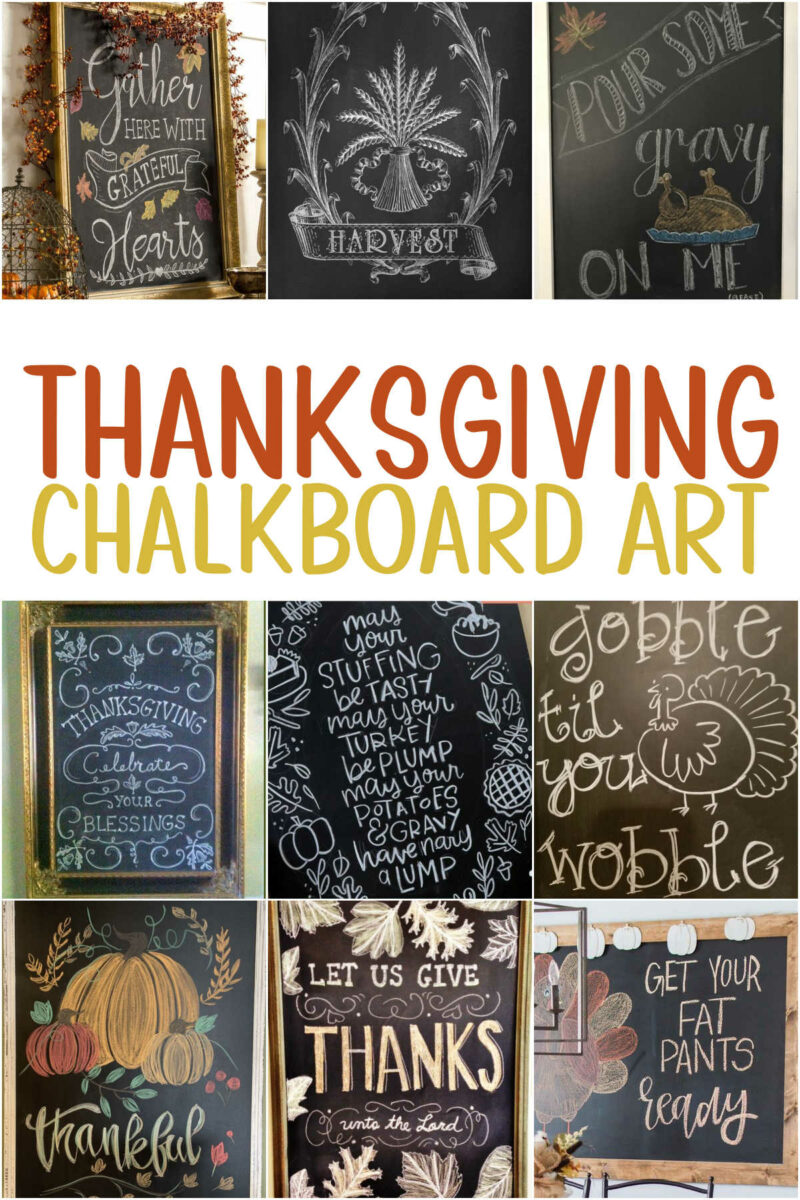 Thanksgiving Chalkboard Art Ideas | Today's Creative Ideas