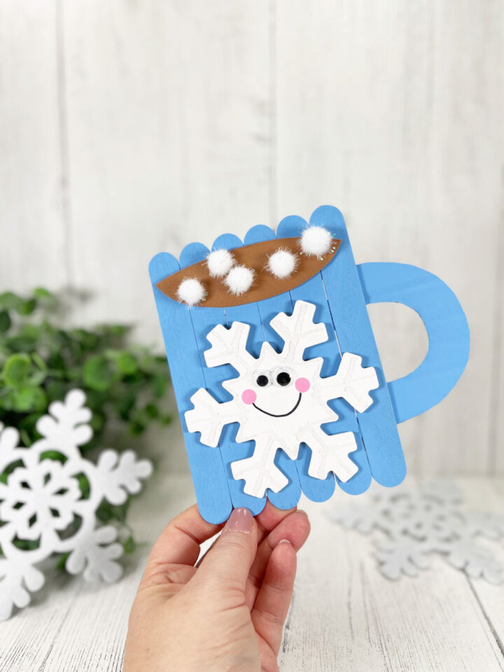 Popsicle Stick Hot Chocolate Mug Craft for Kids | Today's Creative Ideas