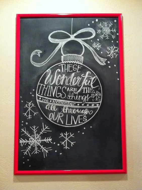Christmas Chalkboard Art Ideas | Today's Creative Ideas