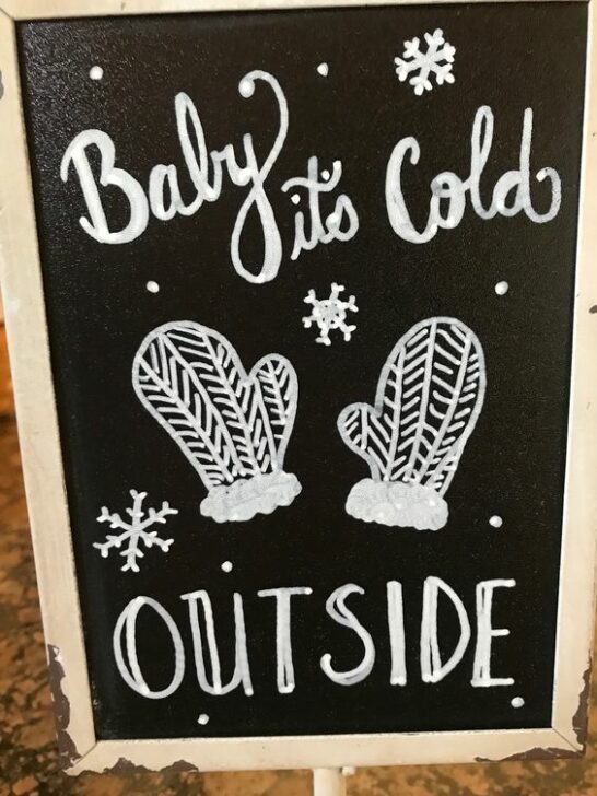 Winter Chalkboard Art Ideas | Today's Creative Ideas