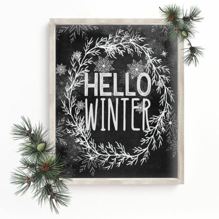 Winter Chalkboard Art Ideas | Today's Creative Ideas