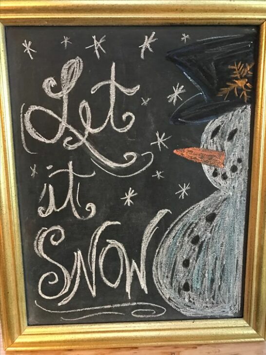 Winter Chalkboard Art Ideas | Today's Creative Ideas