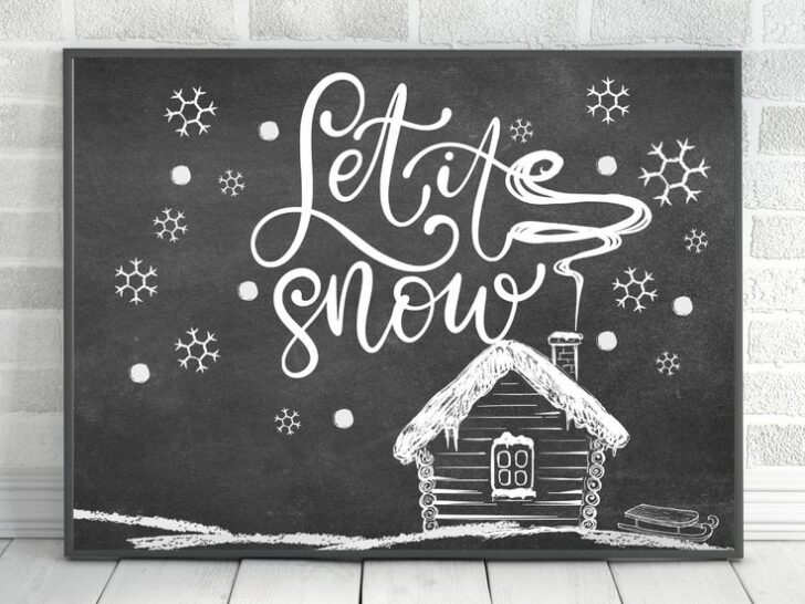 Winter Chalkboard Art Ideas | Today's Creative Ideas