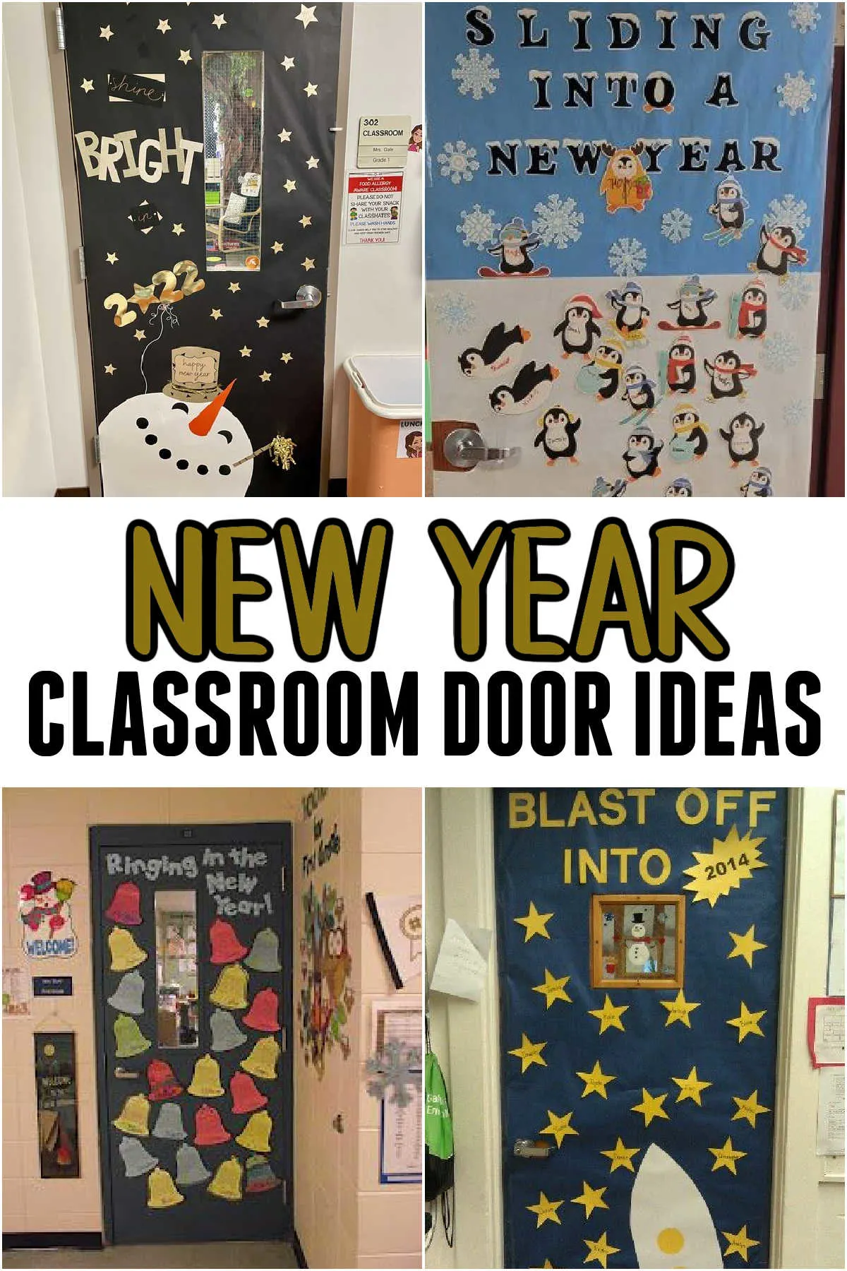 15+ New Year Classroom Door Decorations | Today's Creative Ideas